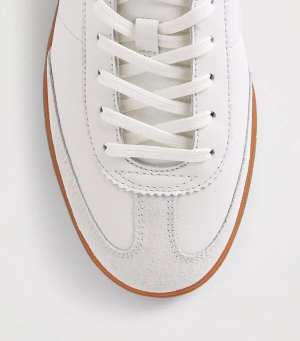 Polo Ralph Lauren Leather Bedford Sneakers - White