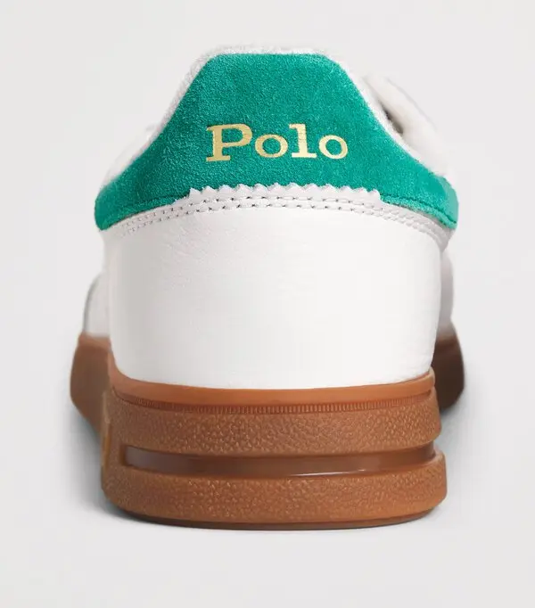 Polo Ralph Lauren Leather Bedford Sneakers - White