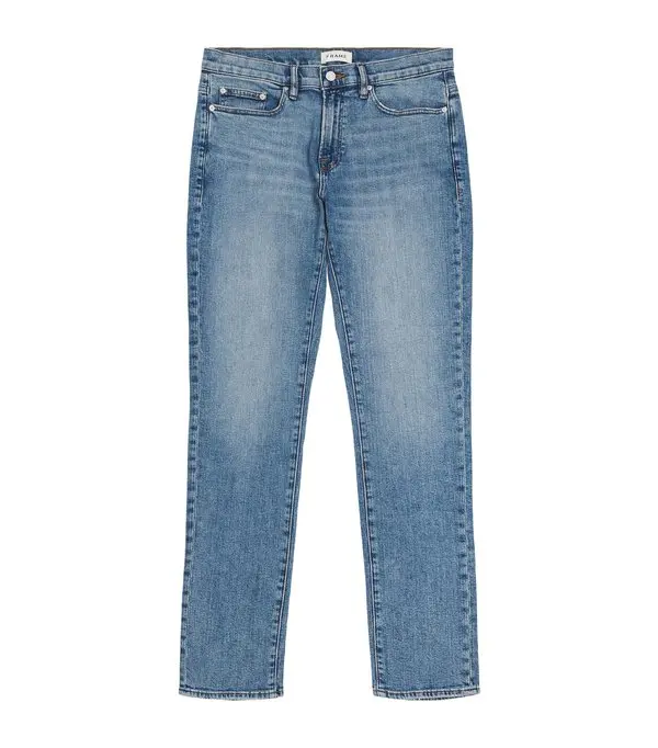 FRAME L'homme Slim Jeans In Medium Wash - Blue