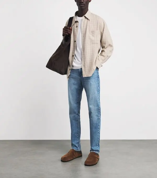 FRAME L'homme Slim Jeans In Medium Wash - Blue