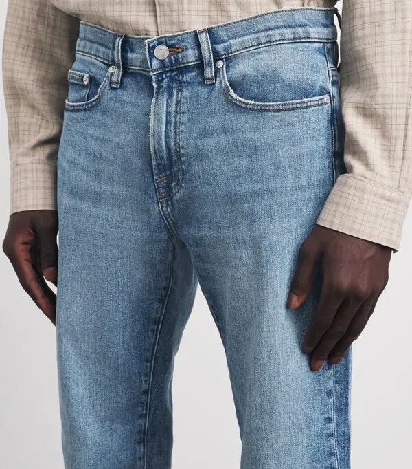 FRAME L'homme Slim Jeans In Medium Wash - Blue