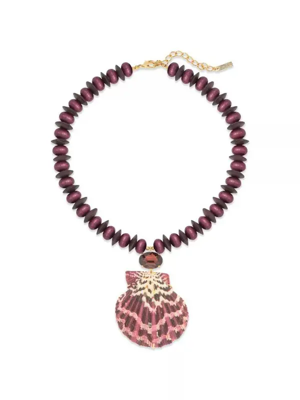 JENNIFER BEHR Miranda Shell-pendant Necklace - Gold