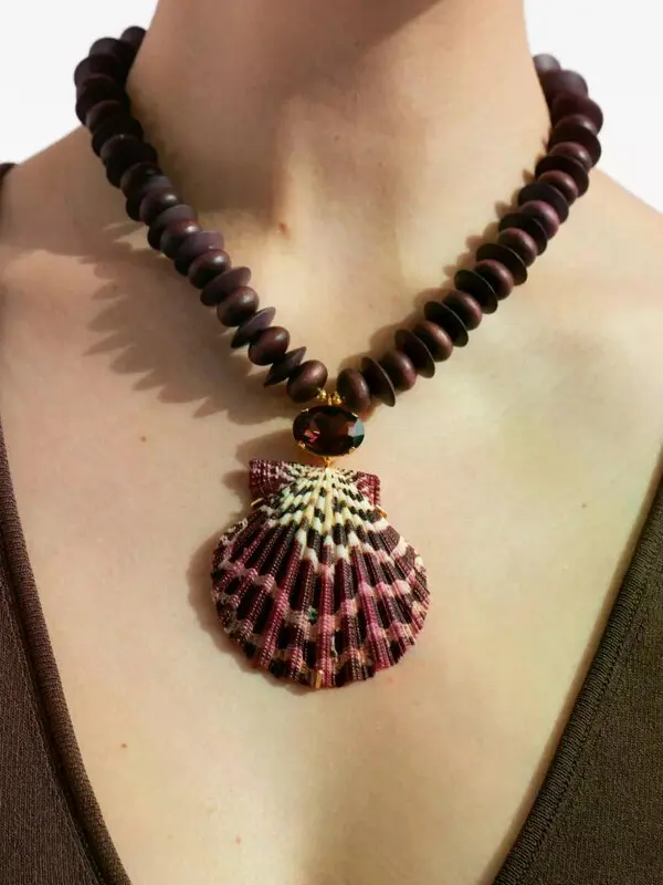 JENNIFER BEHR Miranda Shell-pendant Necklace