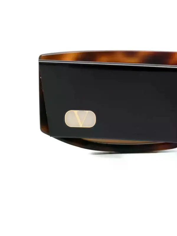 Valentino Garavani Vlogo Rectangle-frame Sunglasses