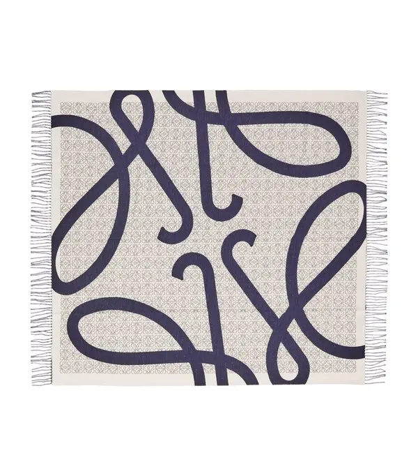 Loewe Wool Anagram Blanket