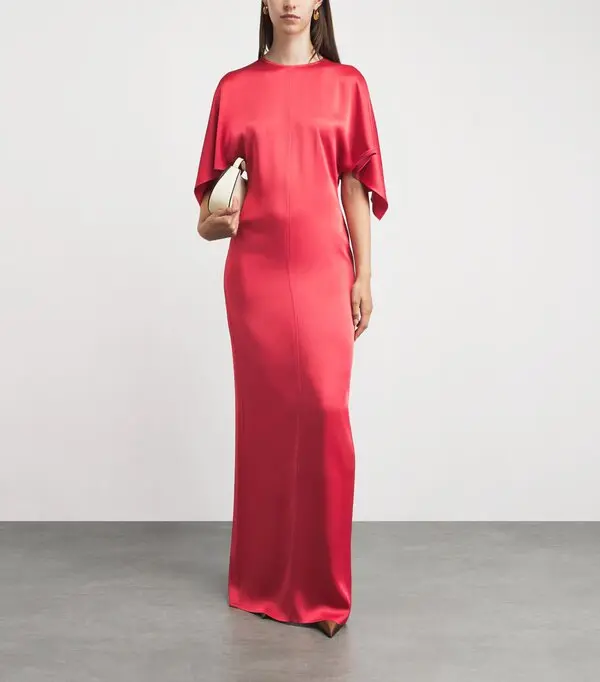 Stella McCartney Satin Maxi Dress