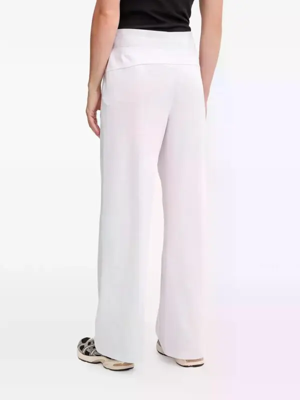 Dkny Embellished Wide-leg Trousers