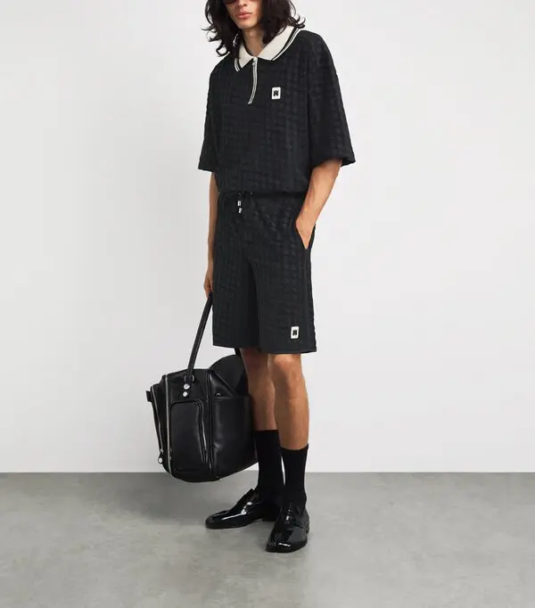 Amiri Ma Quad Zip-up Polo Shirt