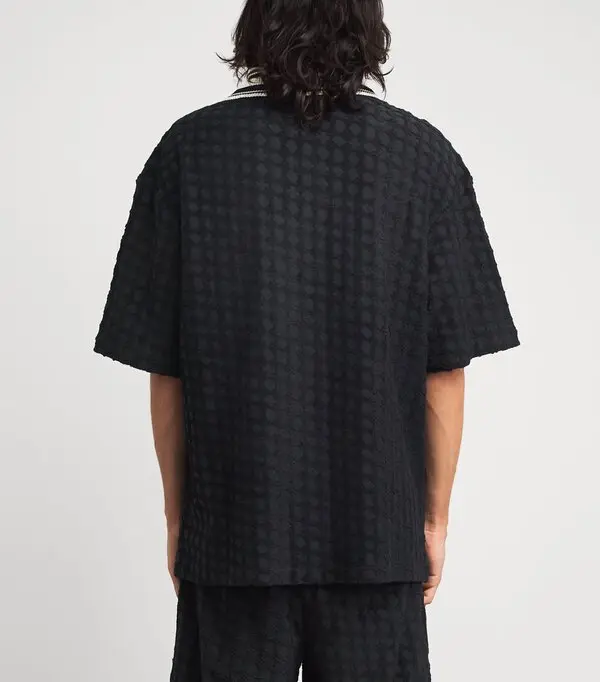 Amiri Ma Quad Zip-up Polo Shirt