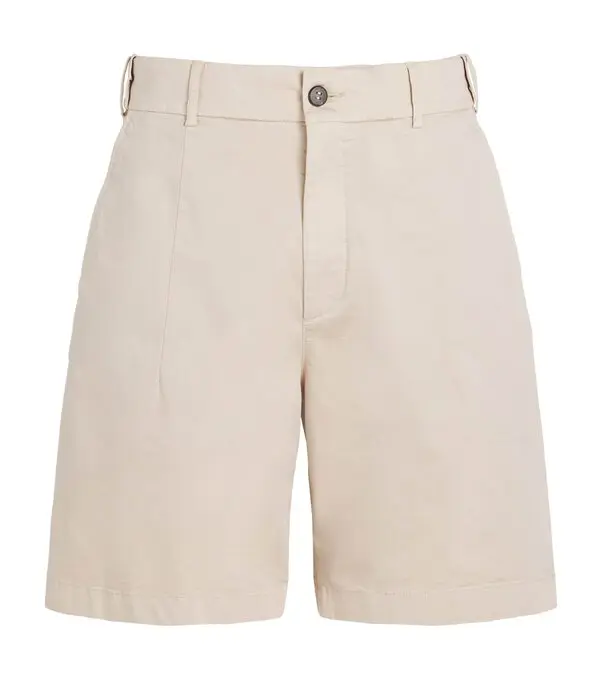 Eleventy Stretch Cotton Chino Shorts