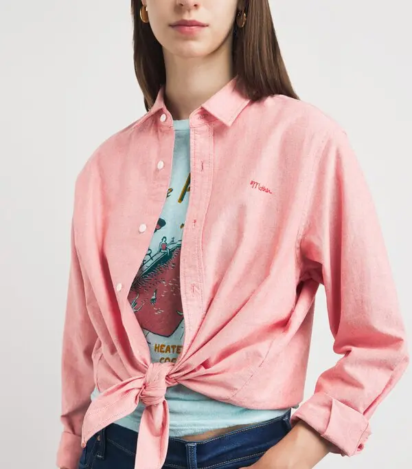 MOTHER The Bestie Cotton Shirt