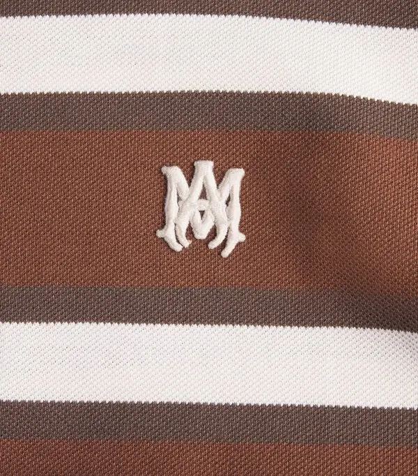 Amiri Cotton Stripe Logo T-shirt