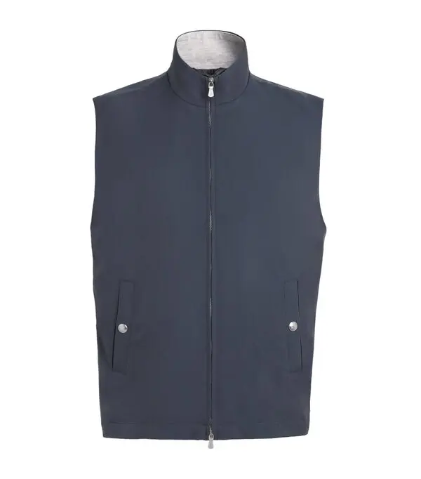 Eleventy Silk Technical Gilet