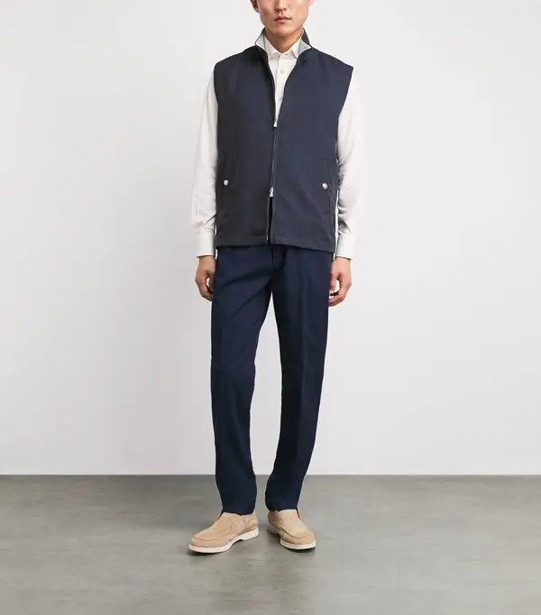 Eleventy Silk Technical Gilet