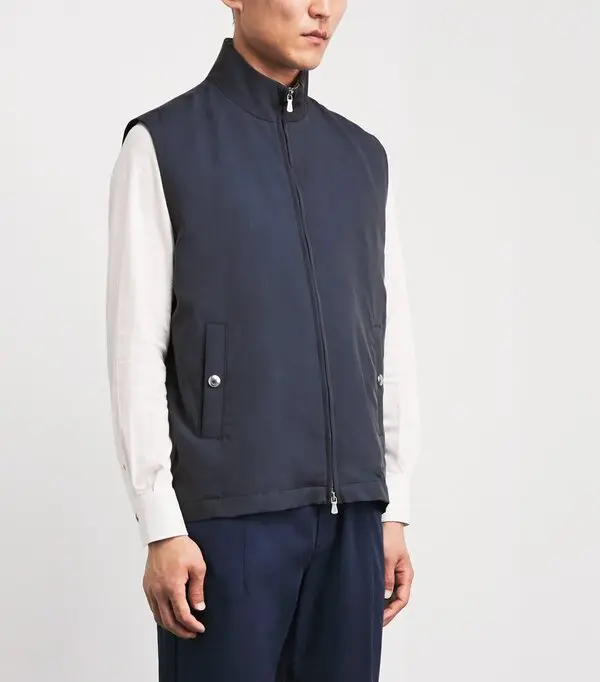 Eleventy Silk Technical Gilet