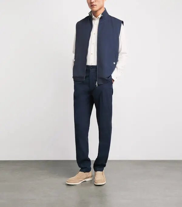 Eleventy Stretch-cotton Chinos