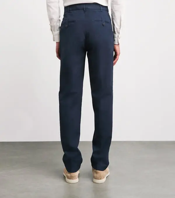 Eleventy Stretch-cotton Chinos