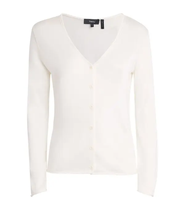 Theory Sheer V-neck Cardigan