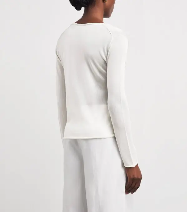 Theory Sheer V-neck Cardigan