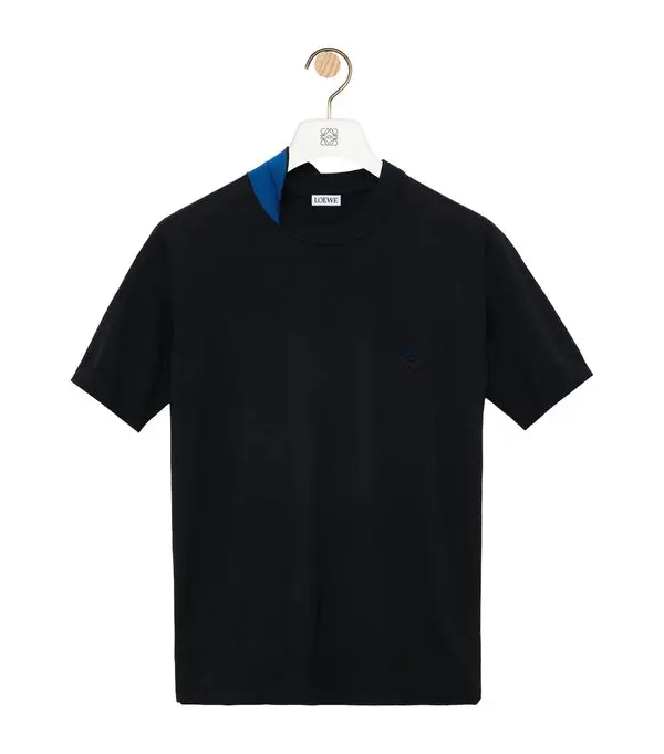 Loewe Wool-blend Anagram Embroidered Top