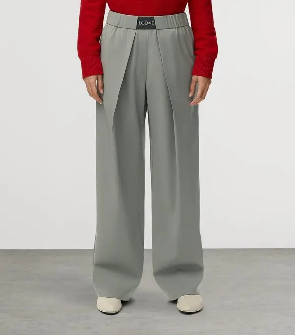 Loewe Wool-blend Tailored Trousers