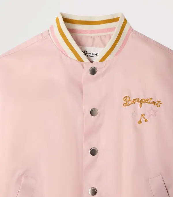 Bonpoint Embroidered Bomber Jacket