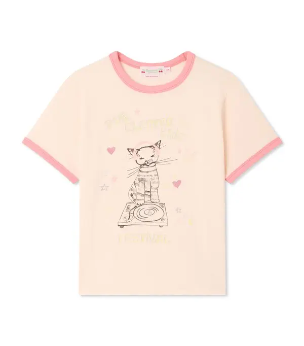 Bonpoint Cat Print T-shirt