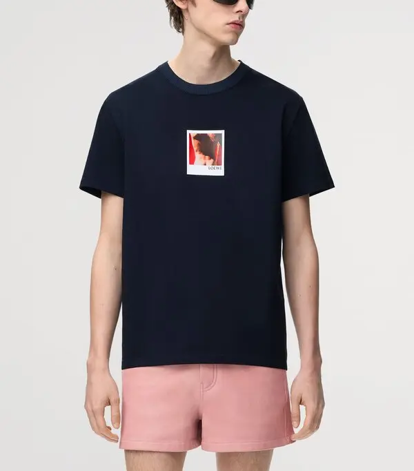 Loewe Cotton-blend Printed T-shirt