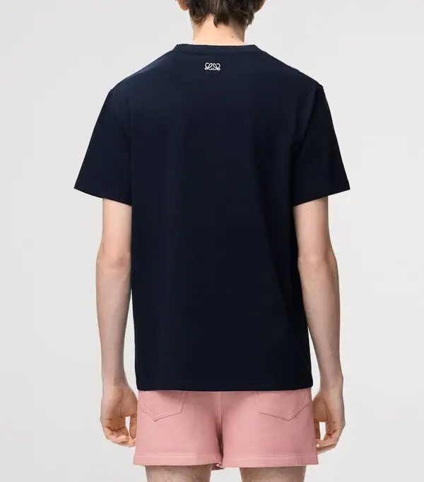 Loewe Cotton-blend Printed T-shirt