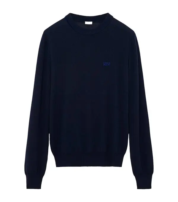 Loewe Stretch Wool Crewneck Sweater