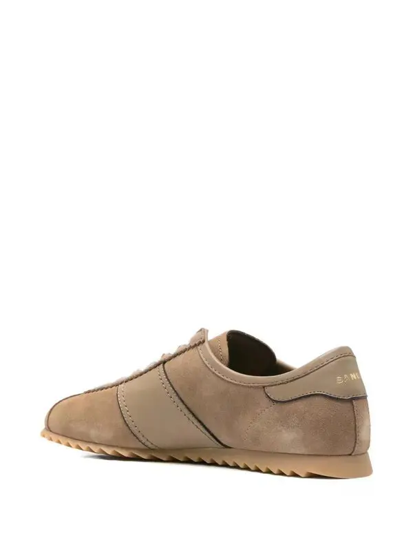 Sandro Panelled Round-toe Sneakers