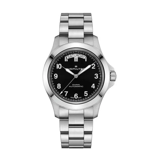Hamilton Jazzmaster Quartz Black Dial Watch, 40mm,|h64475131 - Stainless Steel