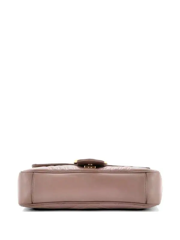 Gucci Gg Marmont Matelassé Leather Medium Shoulder Bag - Neutrals