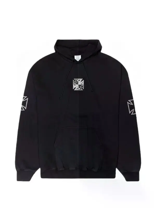 Vetements Triple Biker Cross Hoodie