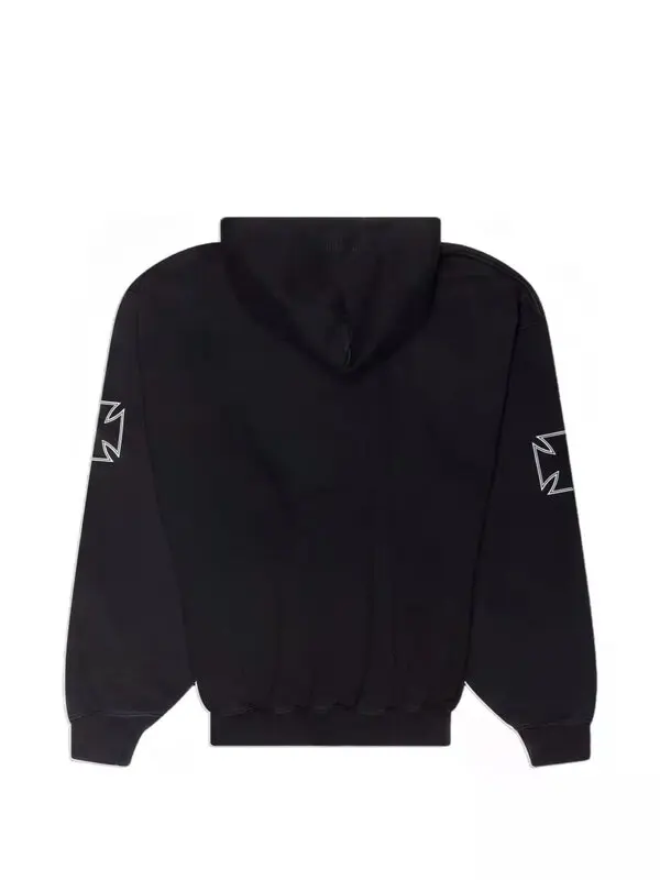 Vetements Triple Biker Cross Hoodie