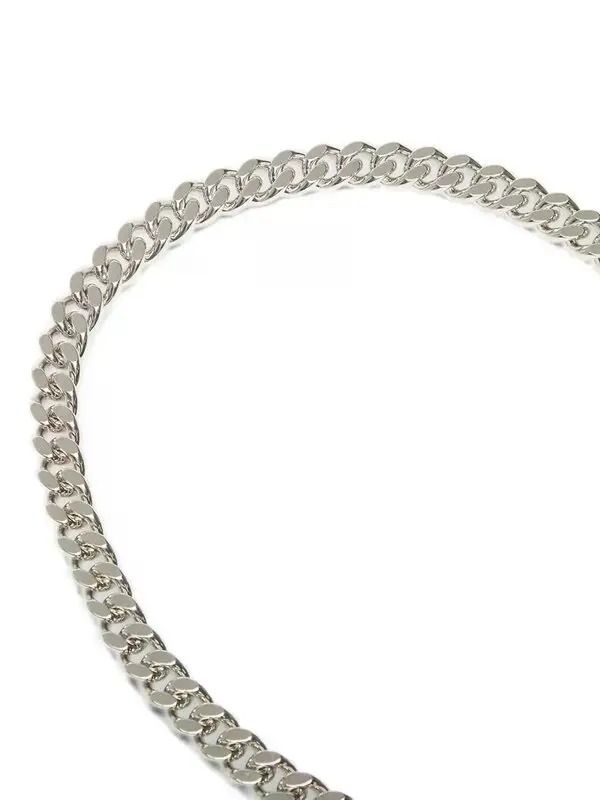 Off-White Crystal Embellished Arrows Pendant Necklace