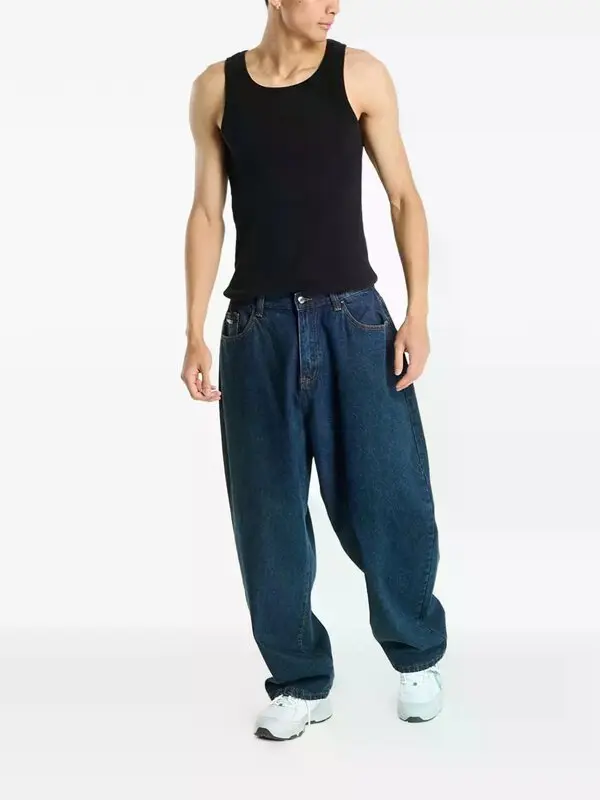 WASTED Logo-embroidered Jeans