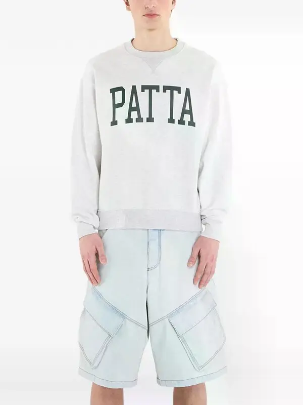 PATTA Arc Logo Sweater - Grey