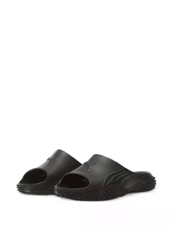 PUMA Mostro Debossed-logo Slides