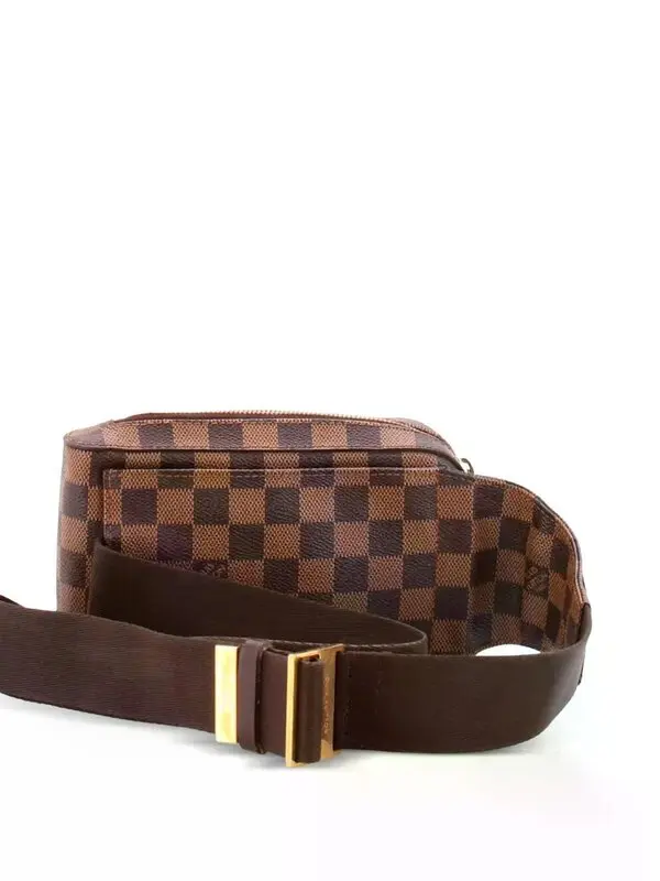 LOUIS VUITTON Damier Geronimos Belt Bag - Brown