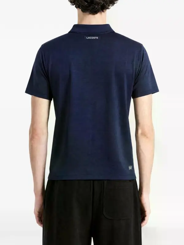 Lacoste Logo-patch Zip-fastening Polo Shirt
