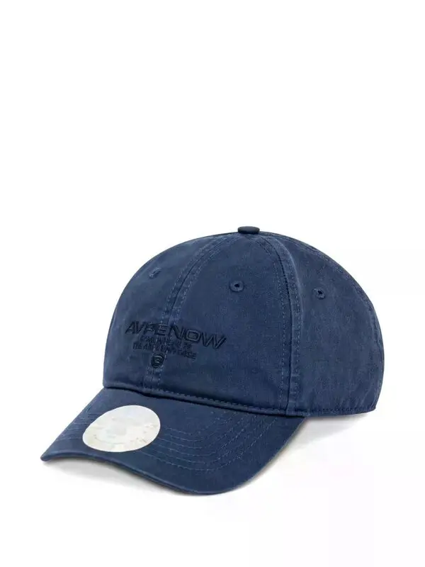 AAPE BY *A BATHING APE Logo Baseball Cap - Blue