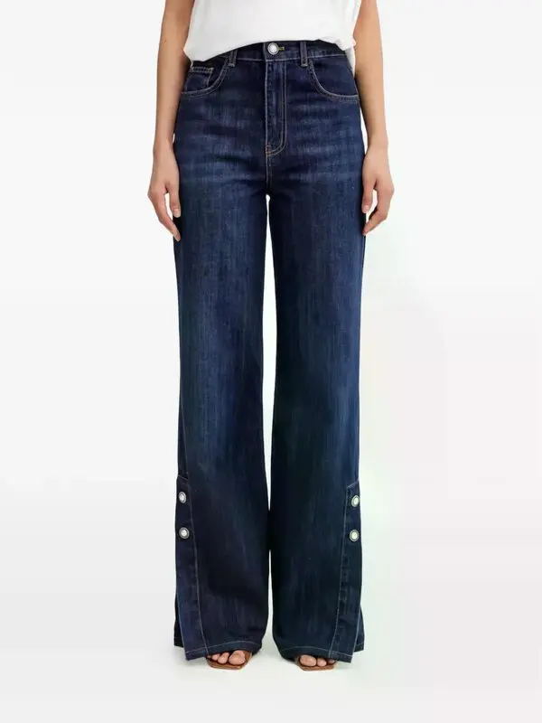 TWINSET Buttoned-slit Jeans