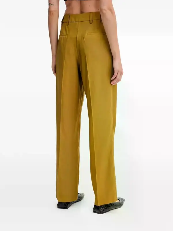 MORGAN Button-detail Pleated Trousers