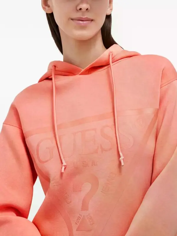 Guess Logo Print Hoodie