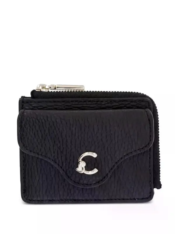 COCCINELLE Logo-detail Leather Wallet - Black