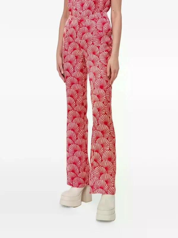 MORGAN Liv Floral-print Trousers