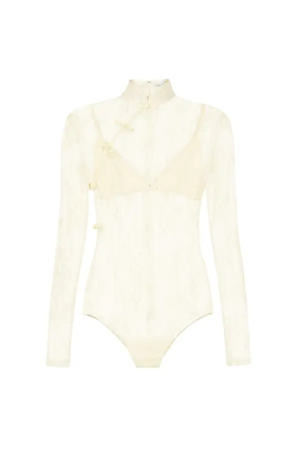 SAU LEE Rosie Lace Bodysuit