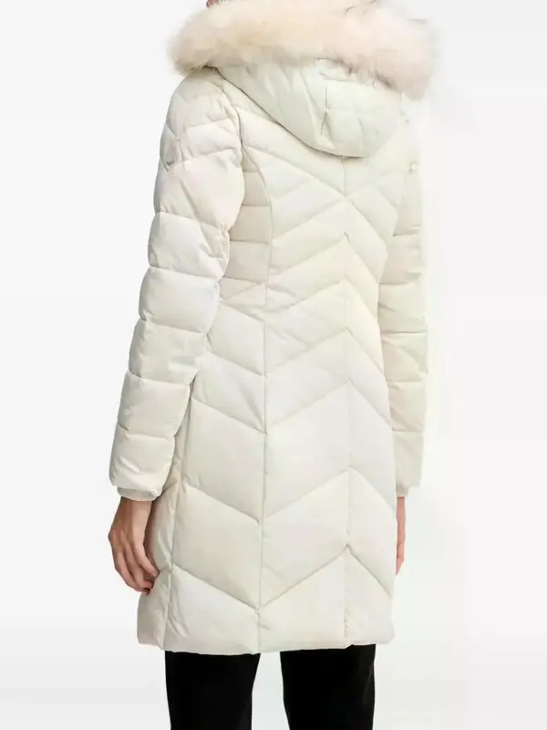 MORGAN Fur Trimmed Quilted Jacket