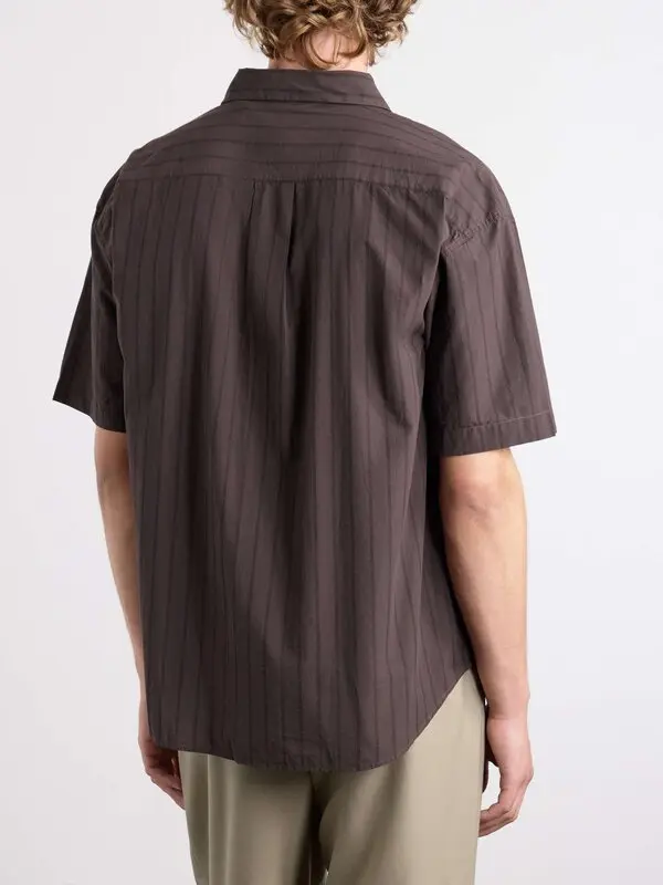 MFPEN New Input Striped Cotton-poplin Shirt
